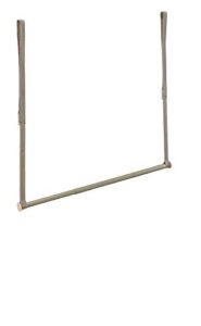 closetmaid 31220 double hang closet rod, nickel