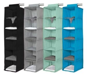 dormco hanging sweater shelves - tusk college storage - mint