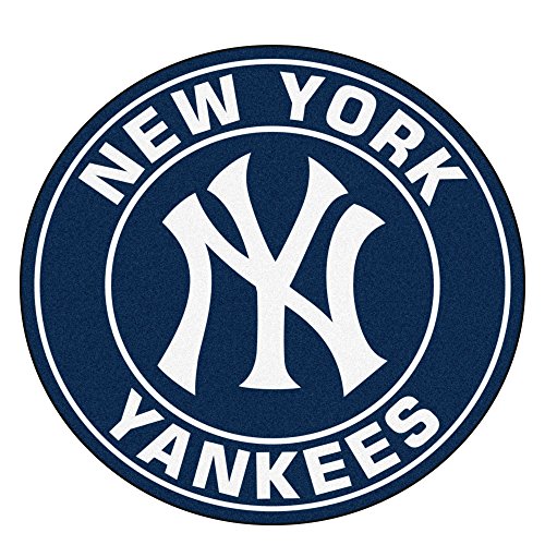 FANMATS 18144 MLB New York Yankees Roundel Mat,Team Color , 27" Diameter