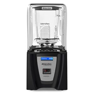 blendtec connoisseur 825 blender with wildside+ jar (96 oz) includes q series sound enclosure, strongest & quietest commercial-grade power, 30 pre-programmed cycles, black