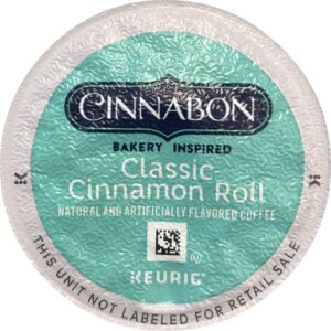 cinnabon classic cinnamon roll coffee 18 k-cup pods