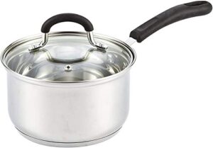 cook n home professional saucepan, 2qt, steel