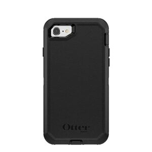 OtterBox DEFENDER SERIES Case for iPhone SE (3rd and 2nd gen) and iPhone 8/7 - Retail Packaging - BLACK