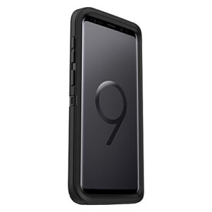 OtterBox Samsung Galaxy S9+ Defender Series Case - BLACK, rugged & durable, with port protection, includes holster clip kickstand