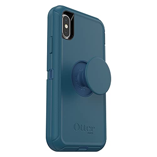 OTTERBOX OTTER + POP DEFENDER SERIES Case for iPhone Xs & iPhone X - Synthetic Rubber, Kickstand, WINTER SHADE