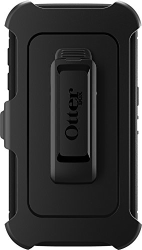 OtterBox Samsung Galaxy S7 Defender Series Case - BLACK, rugged & durable, with port protection, includes holster clip kickstand