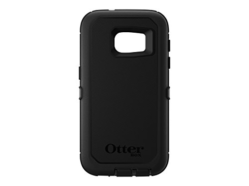 OtterBox Samsung Galaxy S7 Defender Series Case - BLACK, rugged & durable, with port protection, includes holster clip kickstand