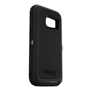 OtterBox Samsung Galaxy S7 Defender Series Case - BLACK, rugged & durable, with port protection, includes holster clip kickstand