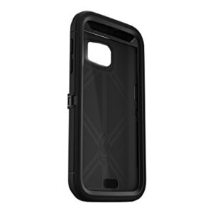 OtterBox Samsung Galaxy S7 Defender Series Case - BLACK, rugged & durable, with port protection, includes holster clip kickstand