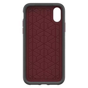 OTTERBOX SYMMETRY SERIES Case for iPhone Xs & iPhone X - Retail Packaging - FINE PORT (CORDOVAN/SLATE GREY)