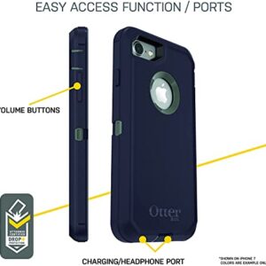 OtterBox IPhone SE 3rd/2nd Gen, IPhone 8/7 (Non-Retail/Ships In Polybag) Defender Series Case - BLACK, Rugged & Durable, With Port Protection, Includes Holster Clip Kickstand