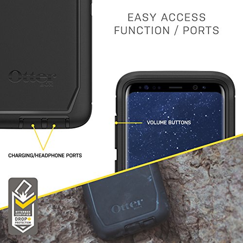 OtterBox DEFENDER SERIES Case & Holster for Samsung Galaxy S8 - Black