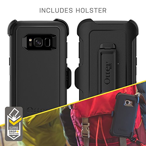 OtterBox DEFENDER SERIES Case & Holster for Samsung Galaxy S8 - Black