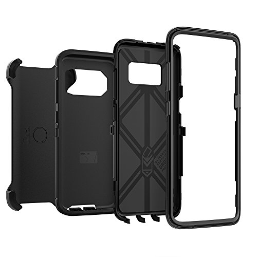 OtterBox DEFENDER SERIES Case & Holster for Samsung Galaxy S8 - Black