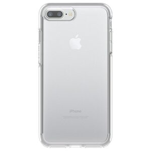 otterbox iphone 8 plus & iphone 7 plus (only) symmetry series case - clear, ultra-sleek, wireless charging compatible, raised edges protect camera & screen