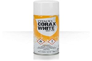 games workshop warhammer 40,000 citadel corax white spray paint