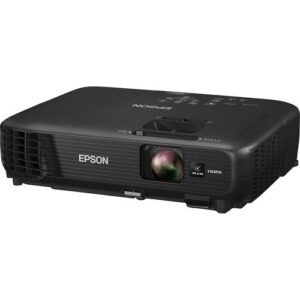 Epson V11H720120 PowerLite 1224 XGA 3LCD Projector 3200 Lumens 1024 x 768 Pixels 1.2X Zoom Black