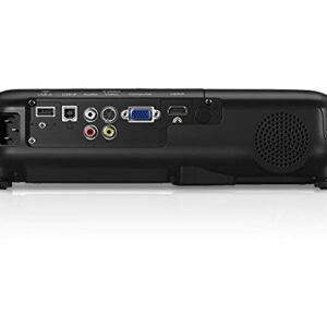 Epson V11H720120 PowerLite 1224 XGA 3LCD Projector 3200 Lumens 1024 x 768 Pixels 1.2X Zoom Black