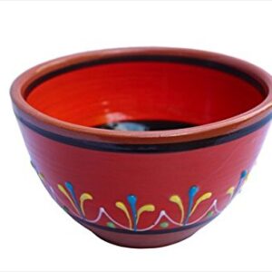 Cactus Canyon Ceramics Spanish Terracotta 5-Piece Small Salsa Bowl Set (European Size), Multicolor