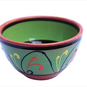 Cactus Canyon Ceramics Spanish Terracotta 5-Piece Small Salsa Bowl Set (European Size), Multicolor