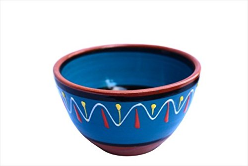 Cactus Canyon Ceramics Spanish Terracotta 5-Piece Small Salsa Bowl Set (European Size), Multicolor