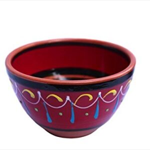 Cactus Canyon Ceramics Spanish Terracotta 5-Piece Small Salsa Bowl Set (European Size), Multicolor