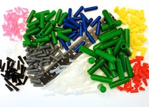 350pc ultra precision high temp silicone rubber plug & cap kit powder coating custom paint supplies