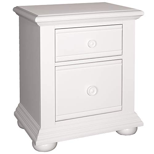 Liberty Furniture Industries Summer House 2-Drawer Night Stand, 24" x 17" x 27", Oyster White