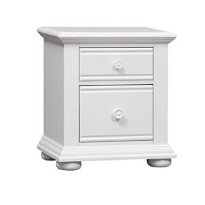 Liberty Furniture Industries Summer House 2-Drawer Night Stand, 24" x 17" x 27", Oyster White