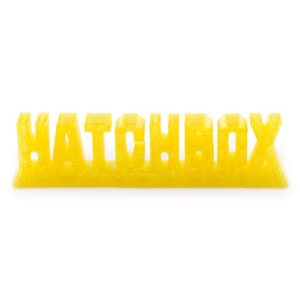 HATCHBOX PLA 3D Printer Filament, Dimensional Accuracy +/- 0.03 mm, 1 kg Spool, 1.75 mm, Transparent Yellow