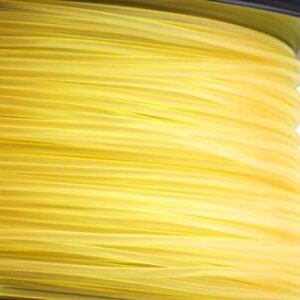 HATCHBOX PLA 3D Printer Filament, Dimensional Accuracy +/- 0.03 mm, 1 kg Spool, 1.75 mm, Transparent Yellow