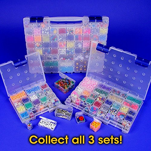 DotBox Medium Long Box - 12 pcs. Little Storage Boxes for Small Items Like Beads and Parts. Boxes Fit Inside DotBox Carrying Cases Sold Separately. 3 Packages of 4.