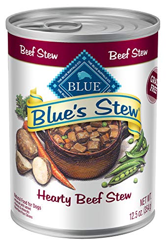 Blue Buffalo Blue's Stew Natural Adult Wet Dog Food, Beef Stew 12.5-oz can (Pack of 12)