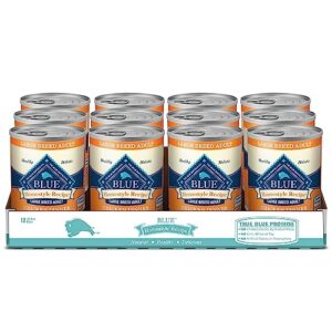 blue buffalo homestyle recipe natural adult large breed wet dog food, chicken 12.5-oz can (pack of 12)