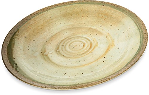 CFS GA5500670 Gathering Melamine Large Round Platter, 18", Adobe (1 Platter)