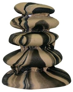 rock garden river rock stack, 8"