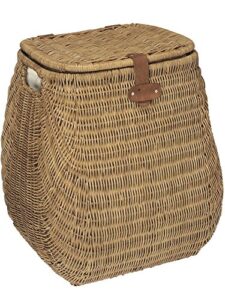 kouboo bulging wicker 2 load capacity laundry hamper with liner