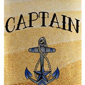 Boating Gift Captain and First Mate 2 Pack Sandy Beach Ocean Shore Can Coolies