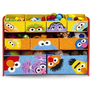 Delta Children Deluxe Multi Bin Organizer, Sesame Street