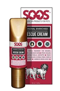 soos pets natural dead sea mineral enriched rescue cream, 50 ml/1.69 oz.