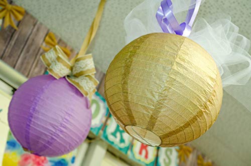 Paper Lanterns, Burlap (TCR77228)