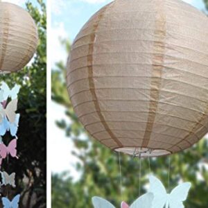 Paper Lanterns, Burlap (TCR77228)