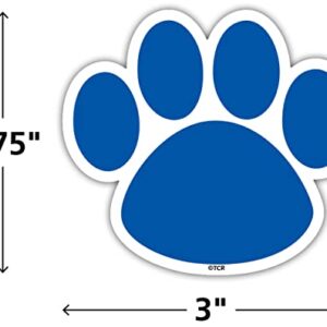 Teacher Created Resources Paw Prints Accents Decorative Magnet, 0.10" x 3" x 3", Multicolor, 18 per Set