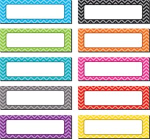 teacher created resources chevron labels magnet accents 0.10" x 4.50" x 1.50"