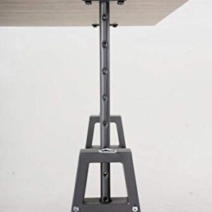 Signature Design by Ashley Irene Industrial Adjustable Desk, Beige & Gray