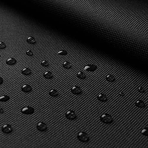 CANVAS FABRIC 600 Denier Polyester 60" Width Black (1 yard)