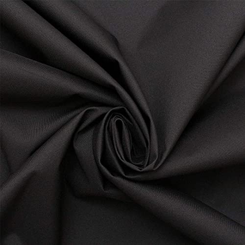 CANVAS FABRIC 600 Denier Polyester 60" Width Black (1 yard)