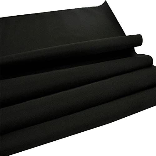 CANVAS FABRIC 600 Denier Polyester 60" Width Black (1 yard)