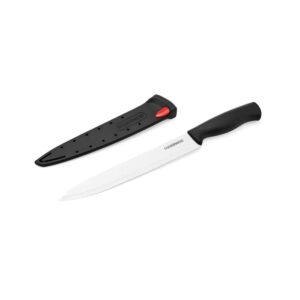 Farberware Edgekeeper Slicing Knife with Self-Sharpening Blade Cover, 8 Inch, Black