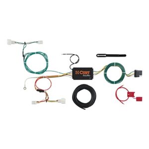 curt 56284 vehicle-side custom 4-pin trailer wiring harness, fits select honda hrv